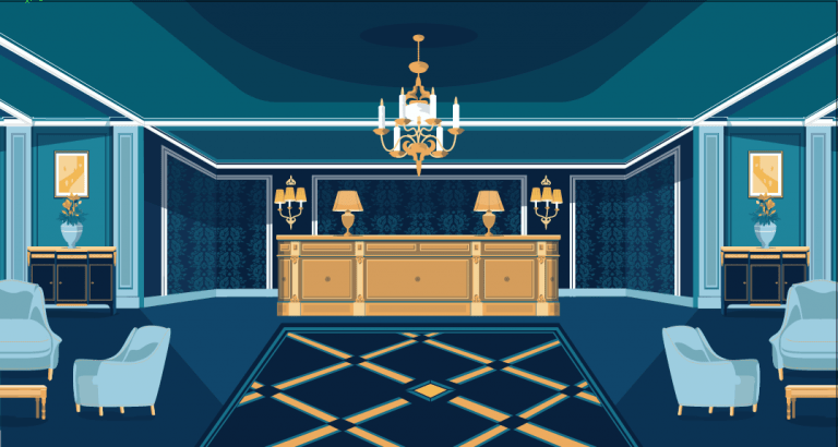 Hotel Lobby - Gizmo - Animation Studio